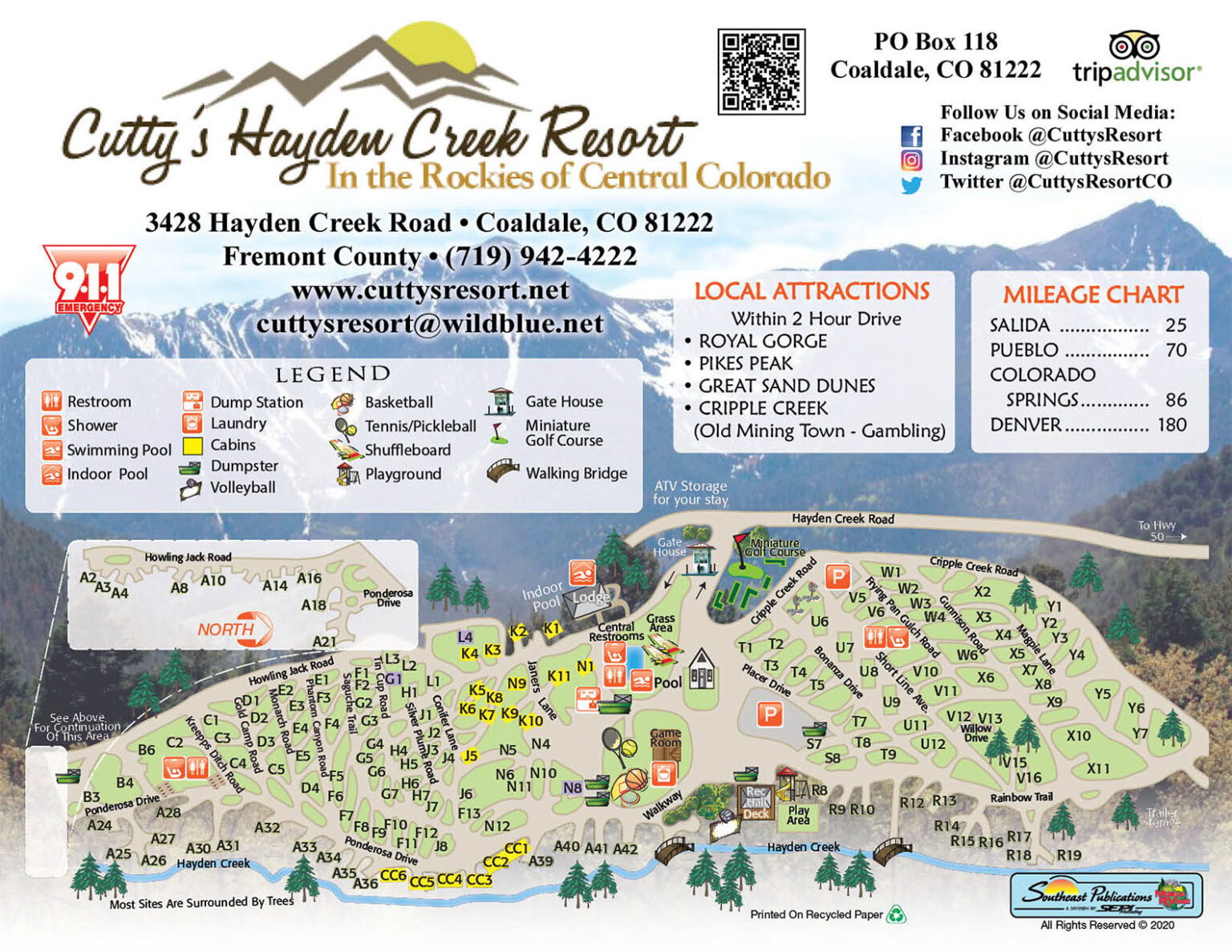 Contact Us - Cutty's Hayden Creek Resort